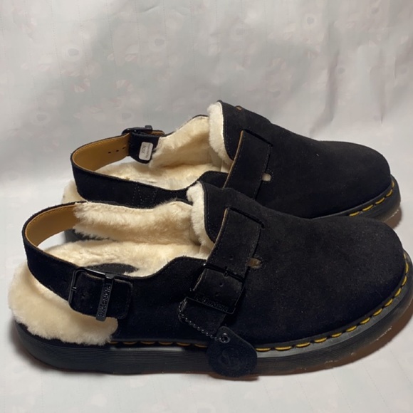 Dr. Martens | Shoes | Jorge Made In England Shearling Slingback Mule Dr ...